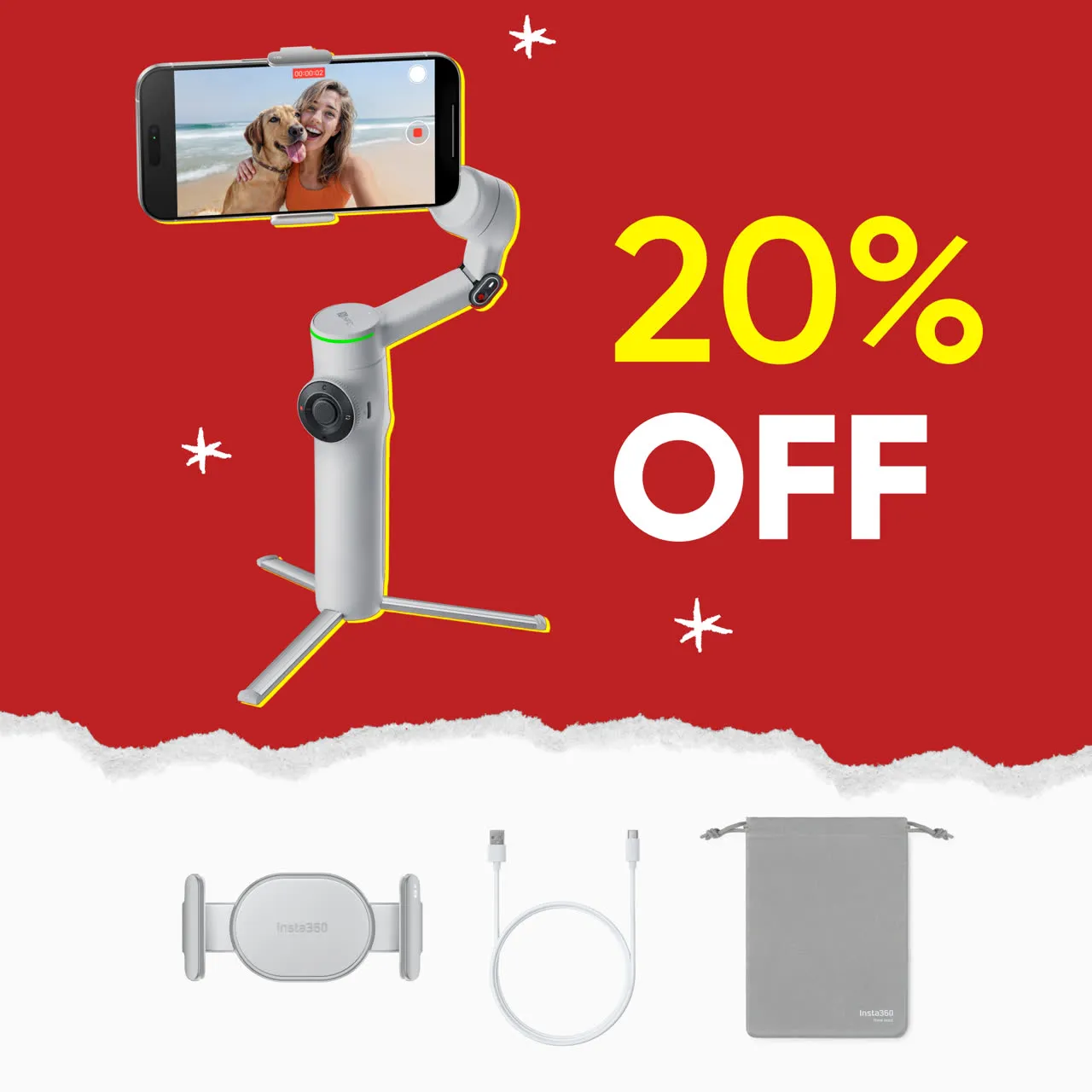 Best Phone Gimbals | Insta360 Flow 2 Series with AI Tracking - Insta360 ...