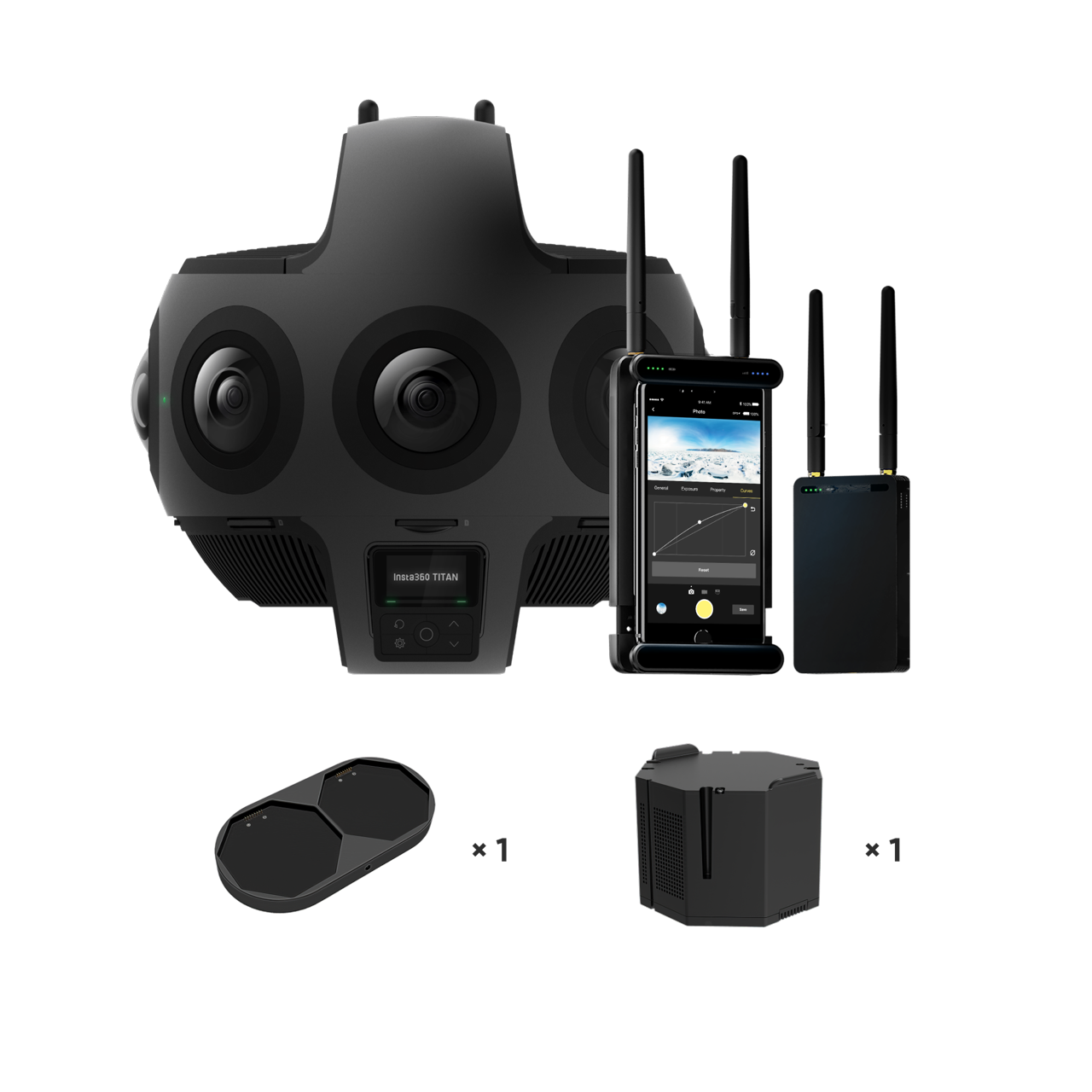 Acheter la Titan - La caméra 3D 360 professionnelle 11K - Insta360