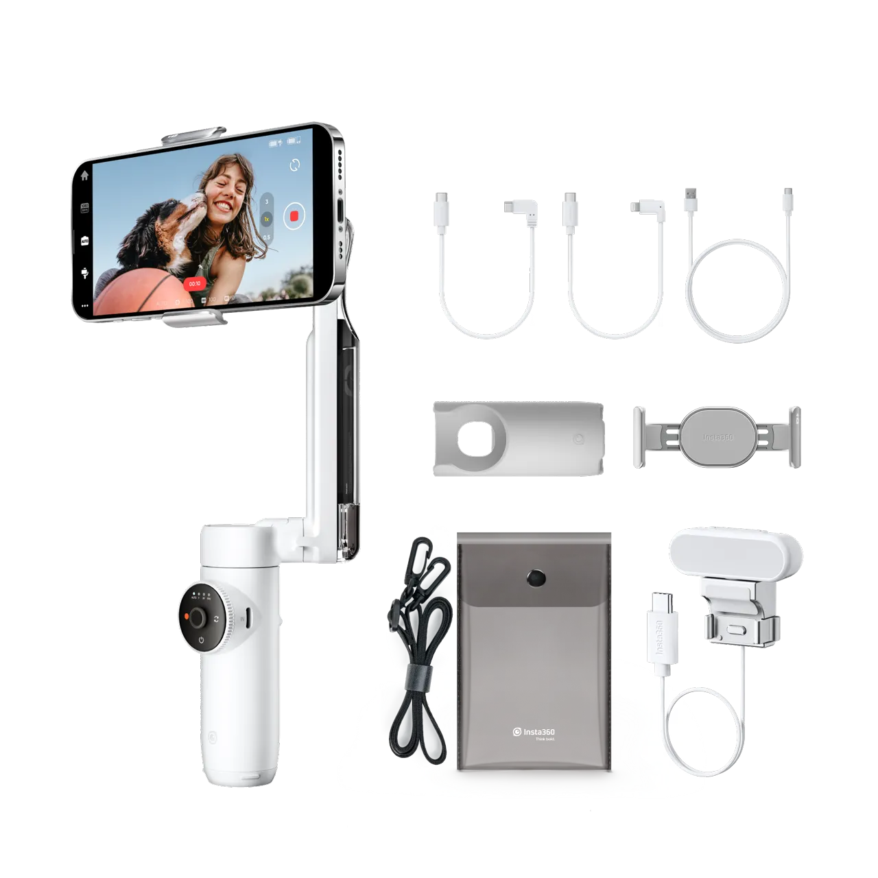 Buy Flow - AI Tracking Smartphone Gimbal Stabilizer - Insta360