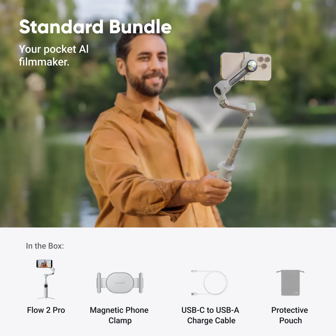 Best Phone Gimbals | Insta360 Flow 2 Series with AI Tracking - Insta360 ...