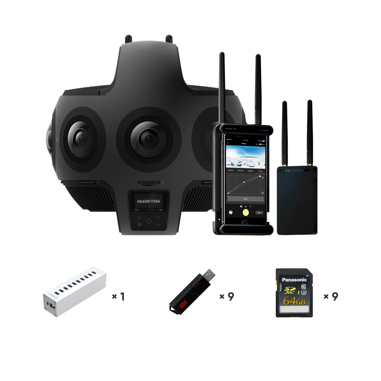 Buy Titan - 11K Professional 360 3D Camera - Insta360