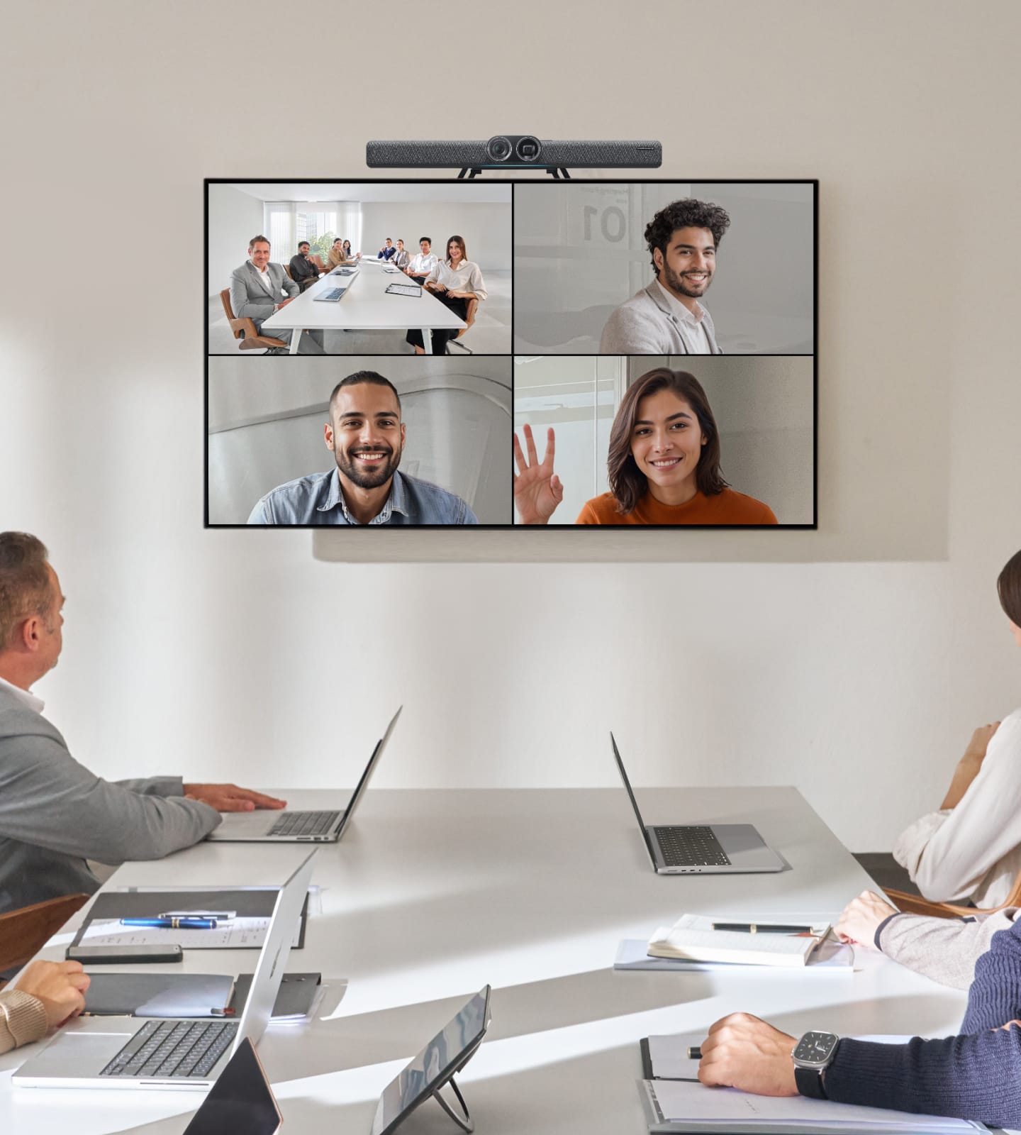 Insta360 Connect - The Dual-4K Camera AI Video Bar