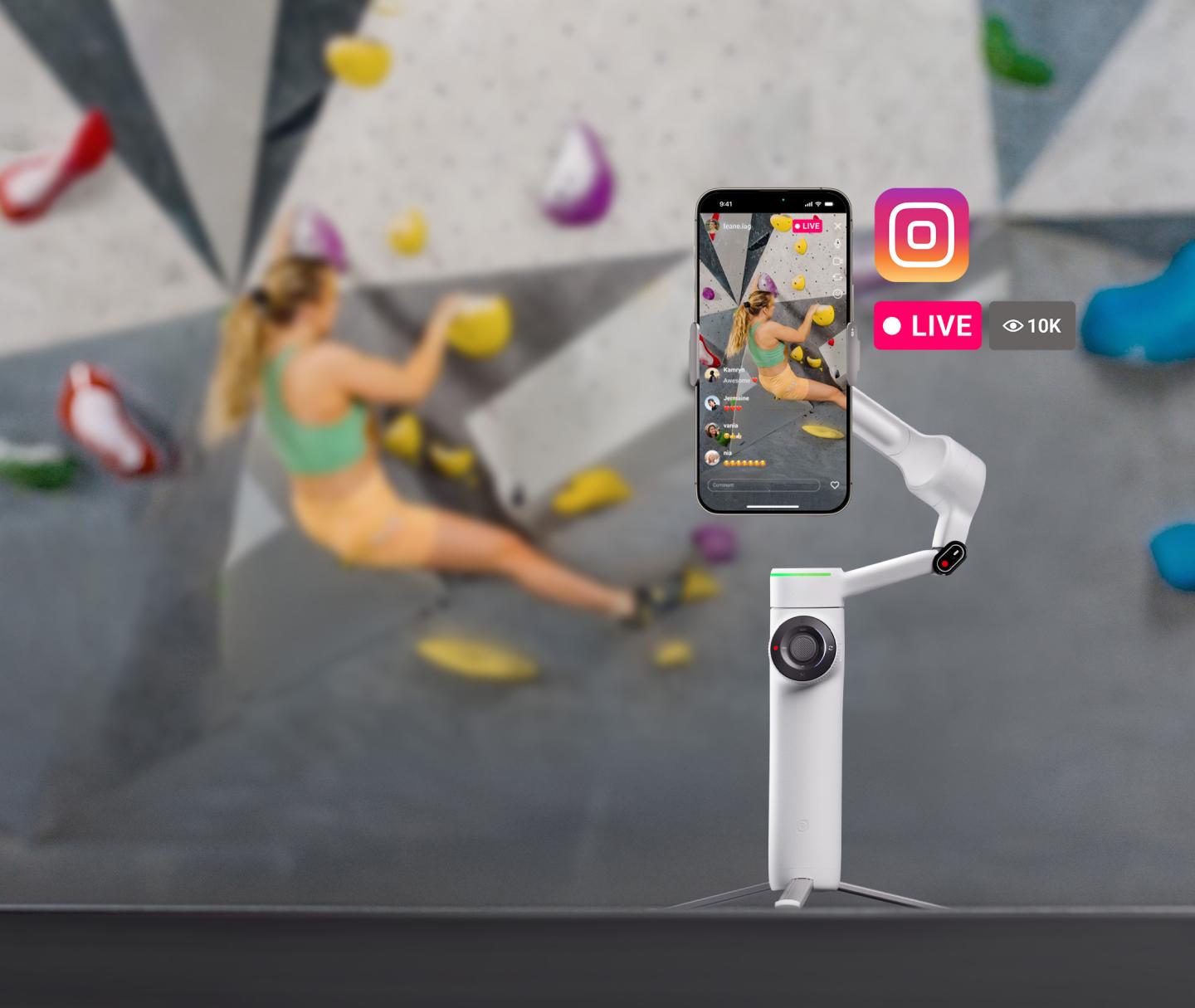 Insta360 Flow 2 Pro – Ultimate AI Tracking Smartphone Stabilizer
