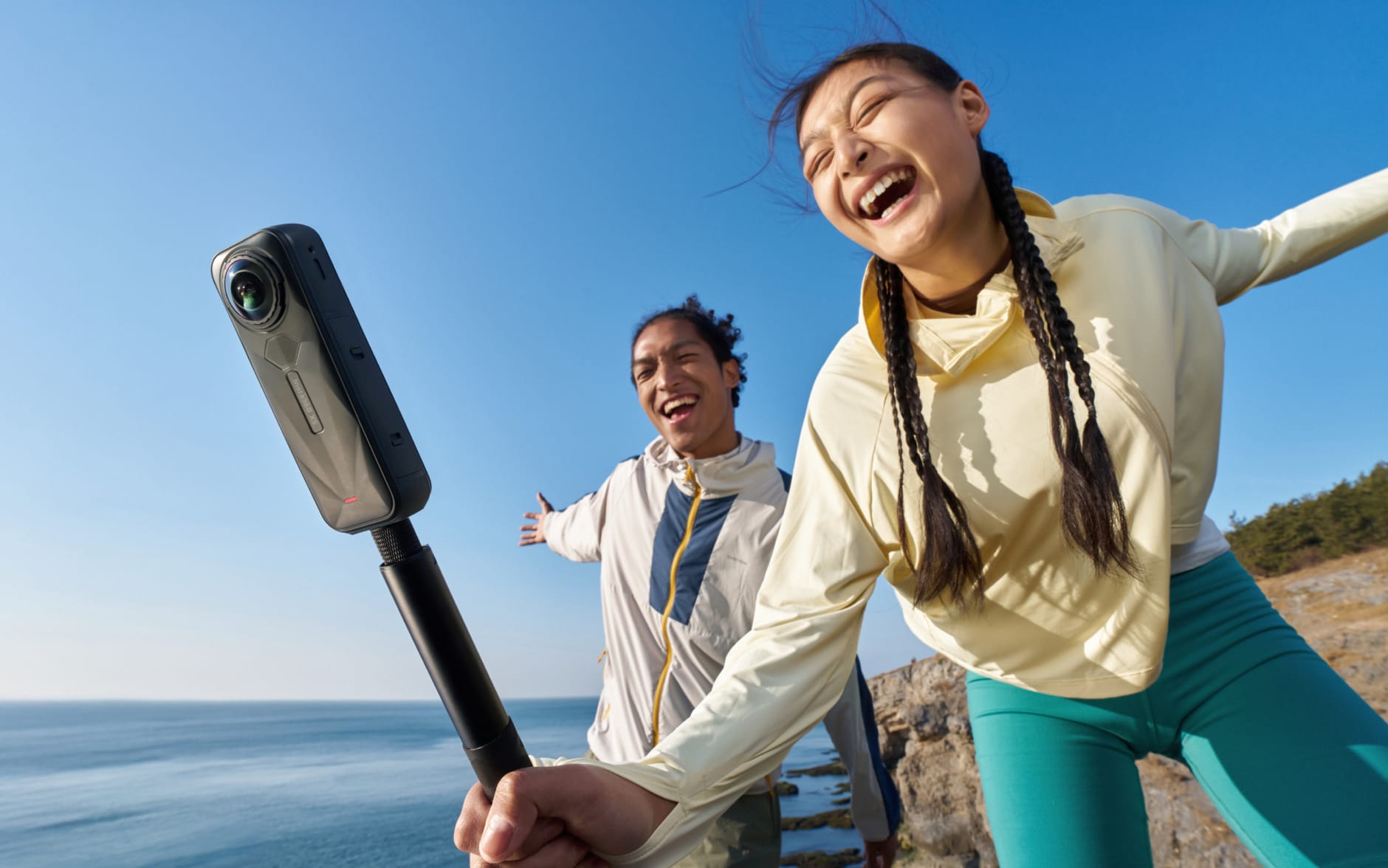 Insta360 X5 - Cámara de acción 8K 360º insignia, top con cualquier luz