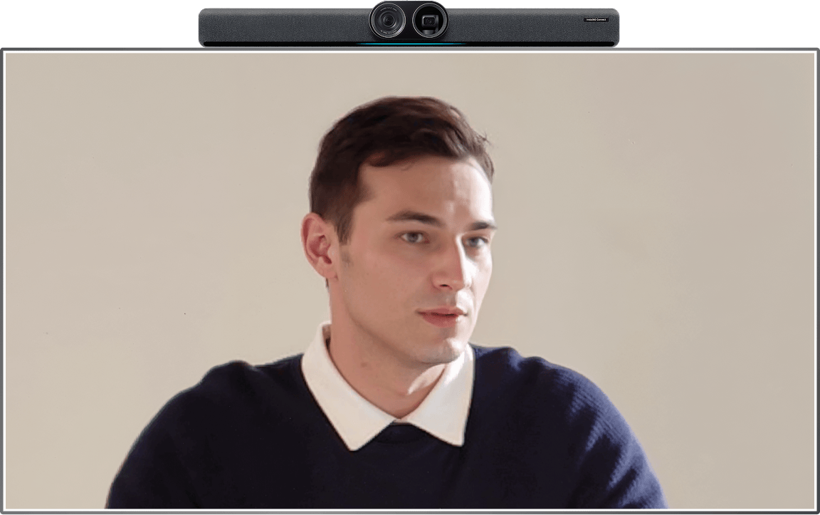 Insta360 Connect - The Dual-4K Camera AI Video Bar