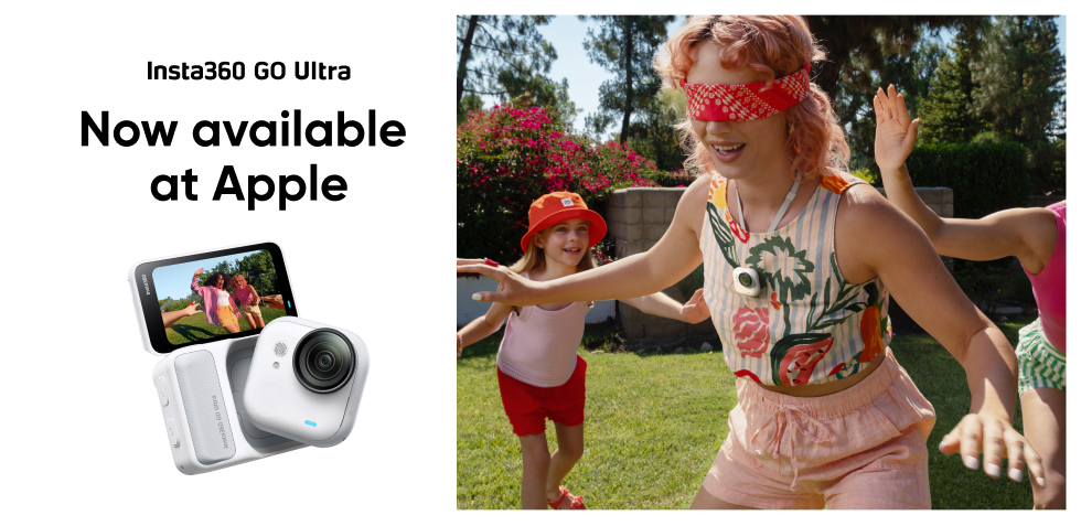 Insta360 GO Ultra Now Available at Apple.com