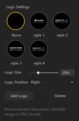 Insta360 oner Studio Tutorial-Basic Settings