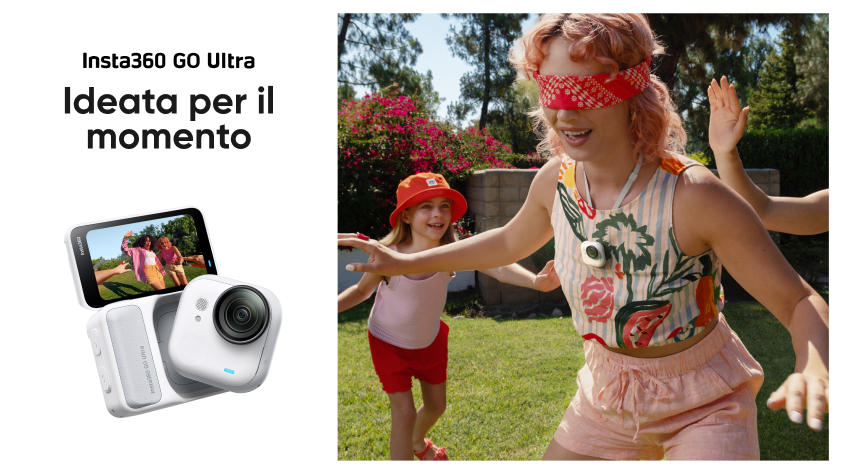 Insta360 svela GO Ultra: la videocamera tascabile per catturare la vita ...