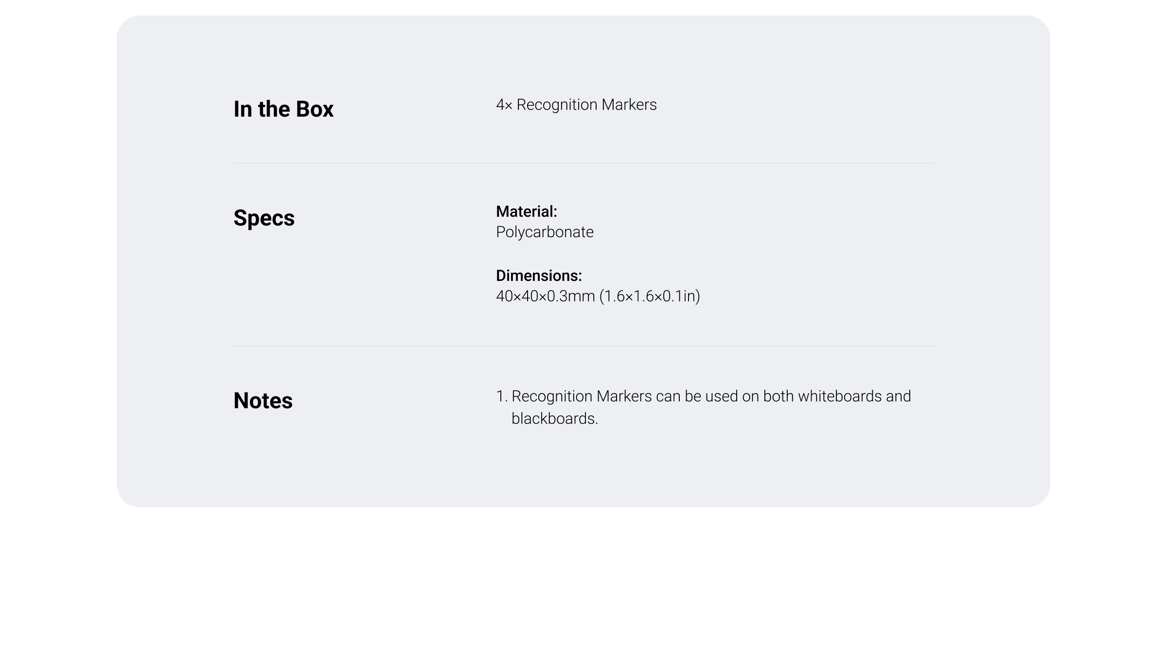 Recognition Markers - Insta360 Store