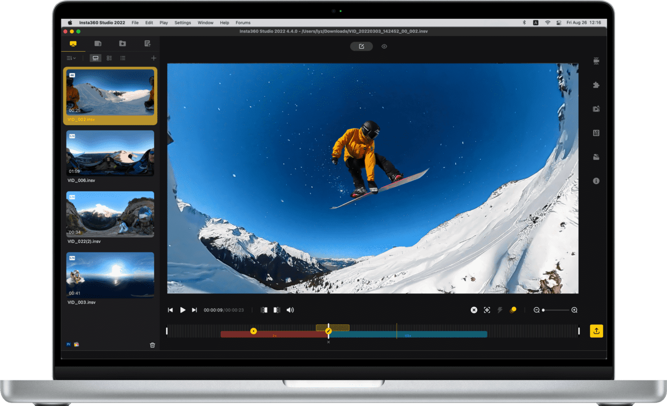 Insta360 X3 – Waterproof 360 Action Camera