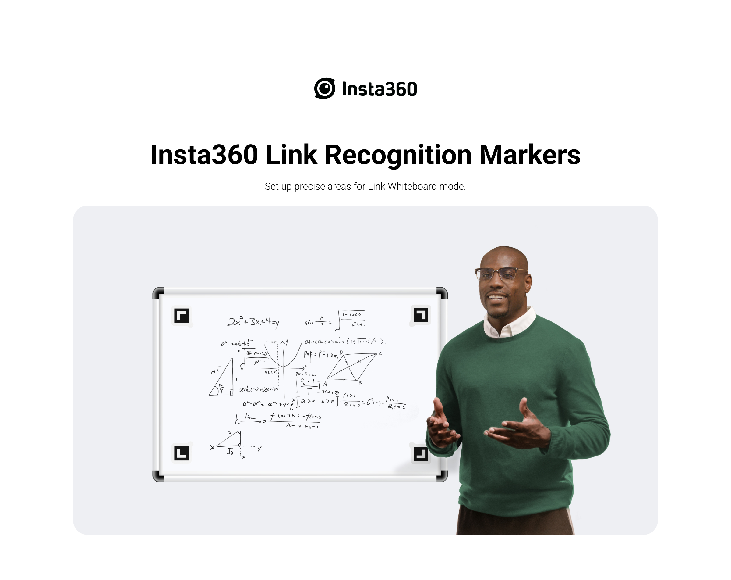 Buy Link Recognition Marker - Whiteboard Marker Stickers - Insta360